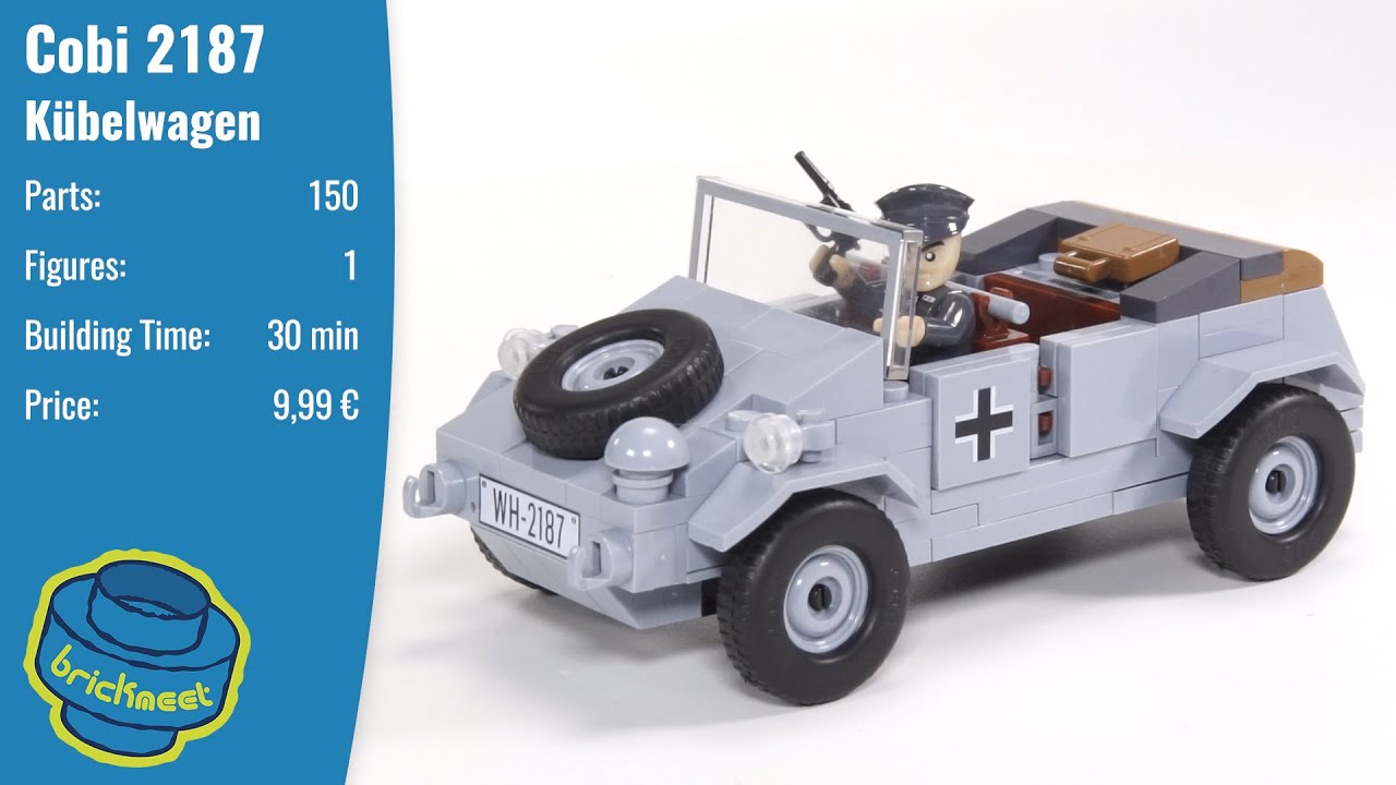 COBI 2187 Typ 82 Kübelwagen - Speed Build Review - YouTube