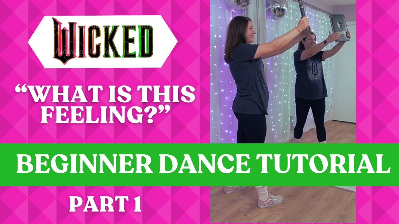 💚🩷 "What Is This Feeling?" WICKED Dance 💚🩷 (BEGINNER DANCE TUTORIAL) 💚 ...