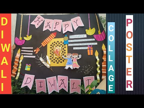 Diwali Poster | Diwali Collage Works | Diwali Crafts Works | Diwali ...