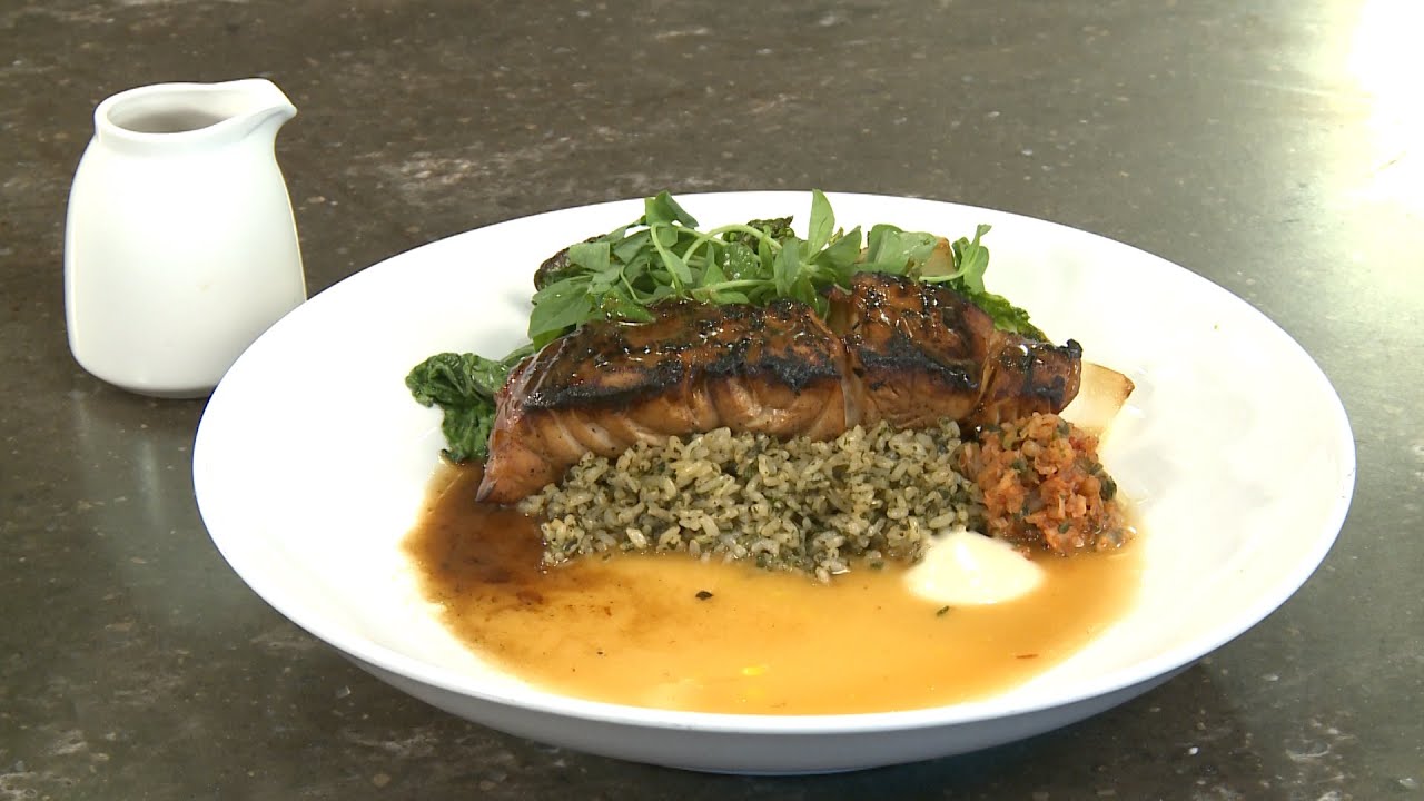 Charlotte Cooks: Tentsuyu Marinated Grouper, Shiso Chimi, Brown Rice ...