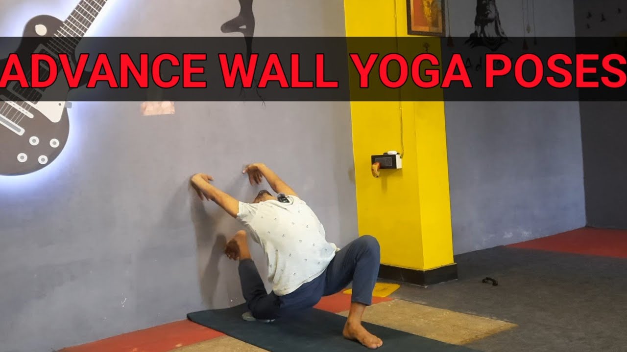 Advance Wall Yoga | Wall Yoga For Weight Loss | Yoga With Gaurav Saini ...