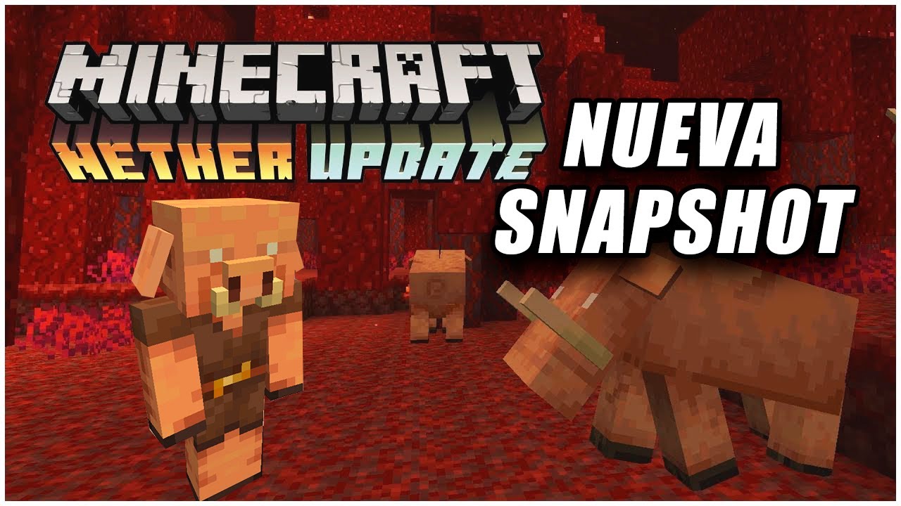 PIGLINS!! CRIAR HOGLINS | Minecraft Snapshot 20W07A - YouTube