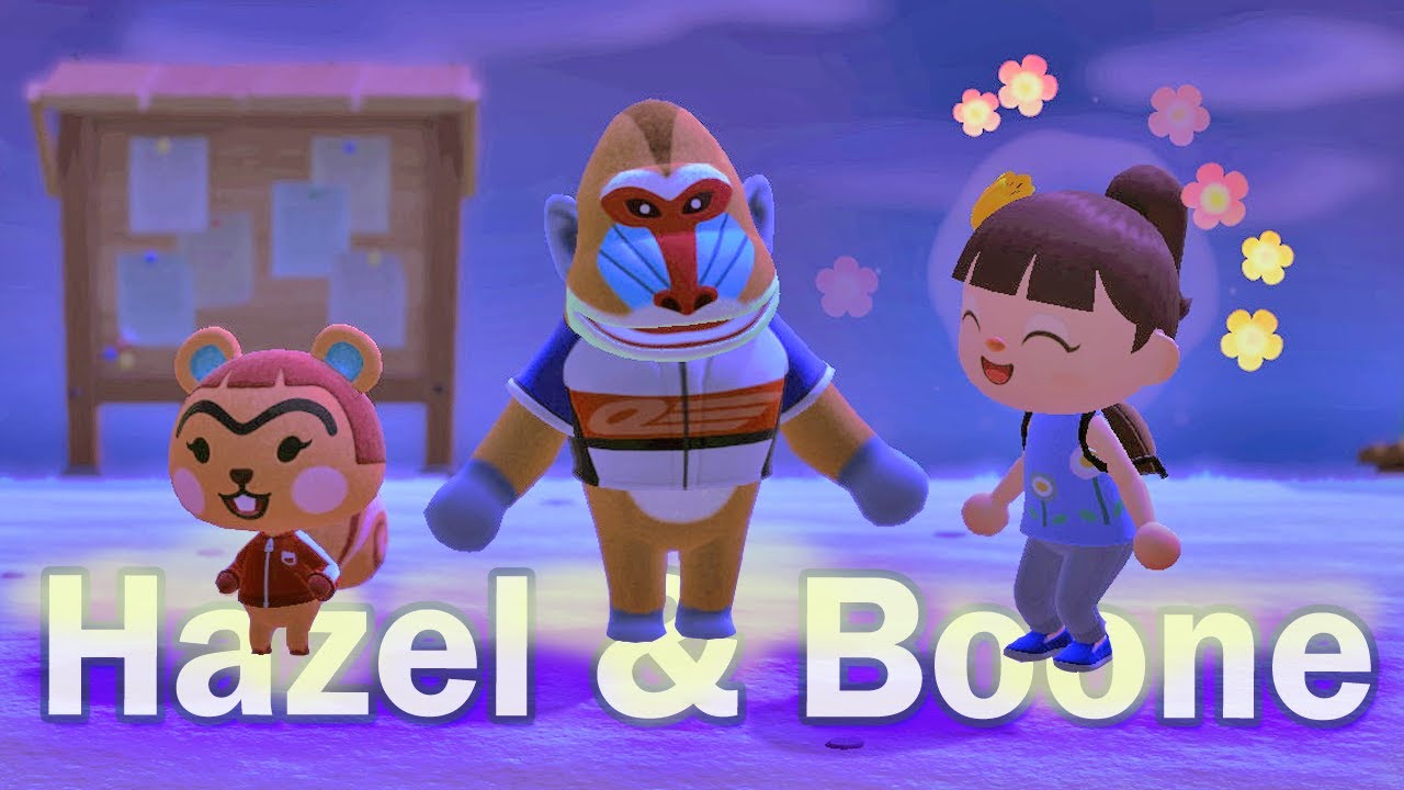 ACNH | Hazel and Boone being musical for 5 mins straight - YouTube