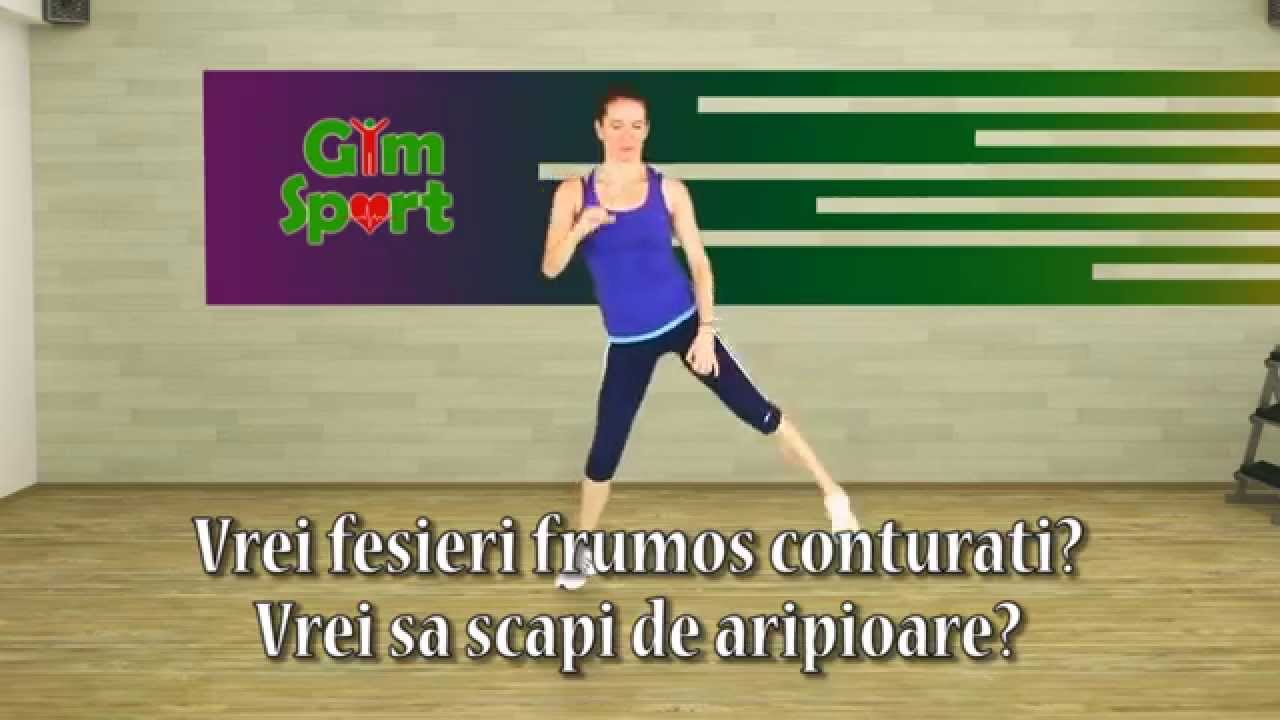 Exercitii pentru fesieri - Sala Online GymSport - YouTube