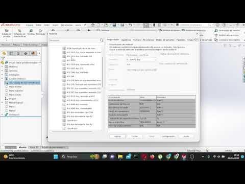 tutorial solidworks: como aplicar um material a uma peça no solideworks ...