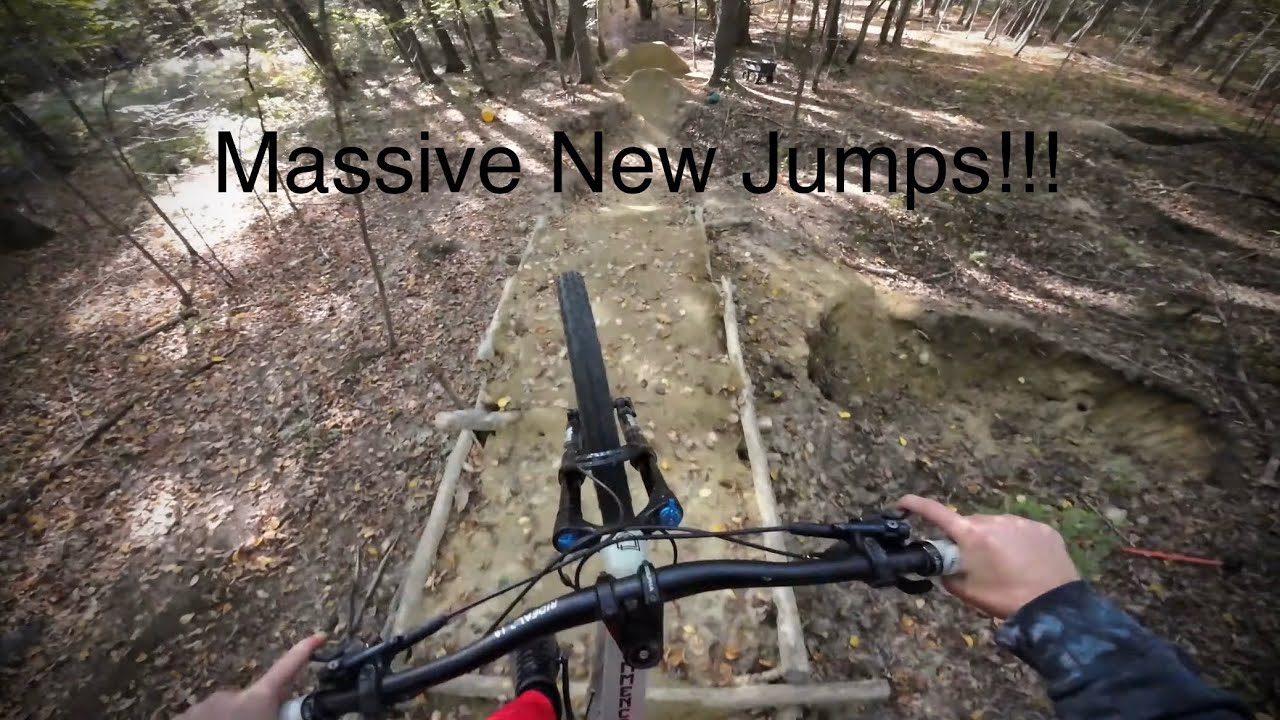 I Built Massive MTB Jumps In my Backyard!!! - YouTube
