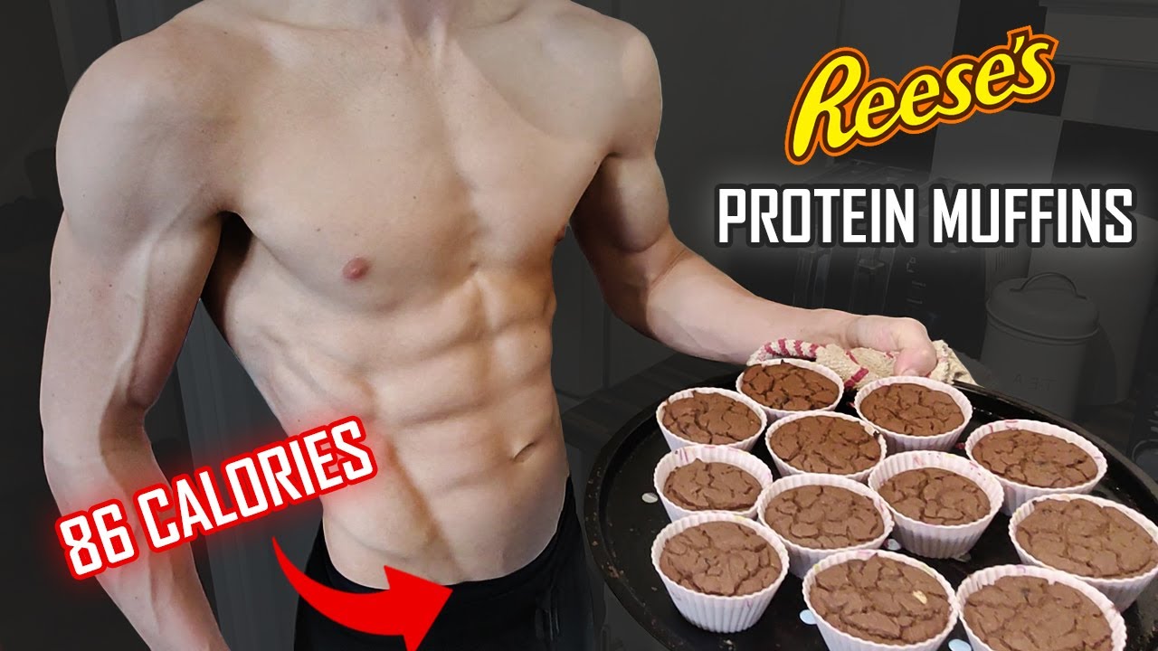 Reese’s Chocolate Chip Peanut Butter Protein Muffins (87 CALORIES ...