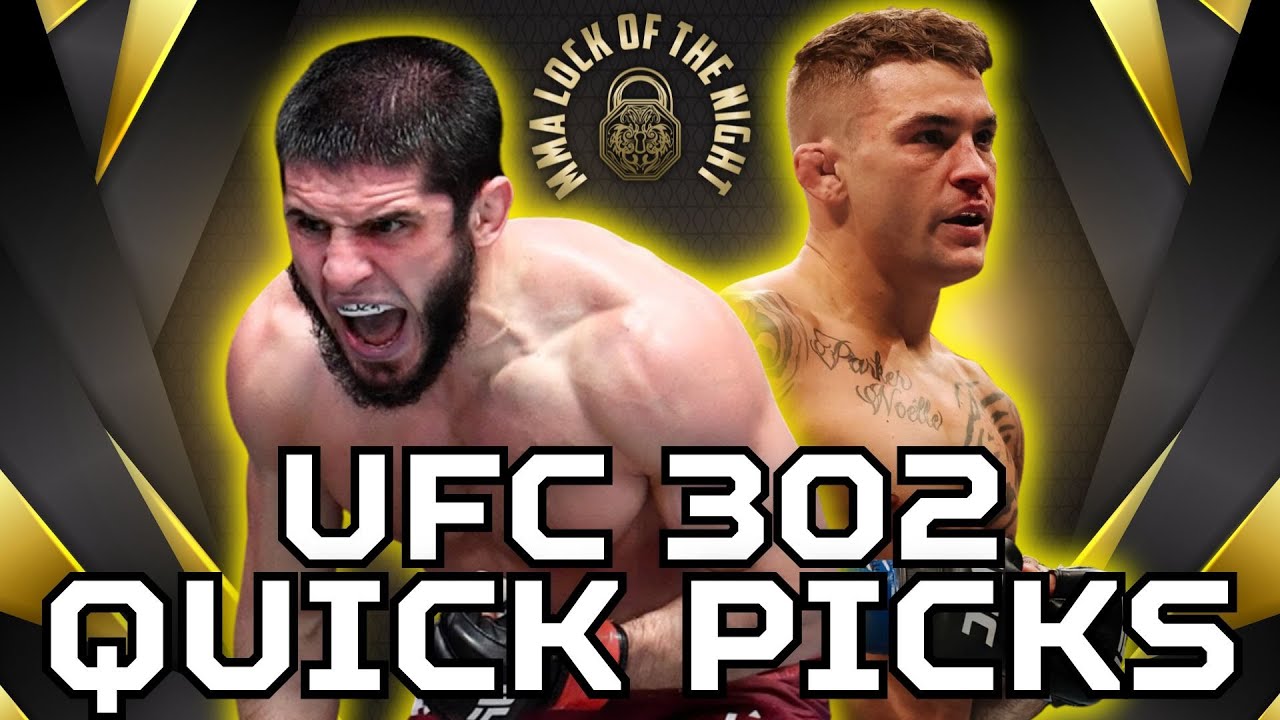 UFC 302 Quick Picks | Makhachev vs Poirier Predictions - YouTube