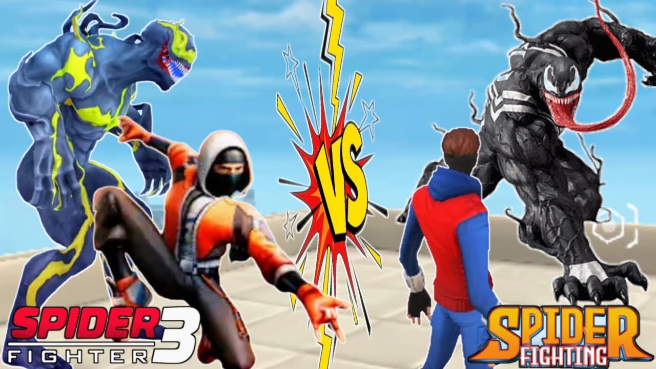 💥BEST ACTION COMBO💥 SPIDER FIGHTER 3 vs SPIDER FIGHTING - Android/IOS ...