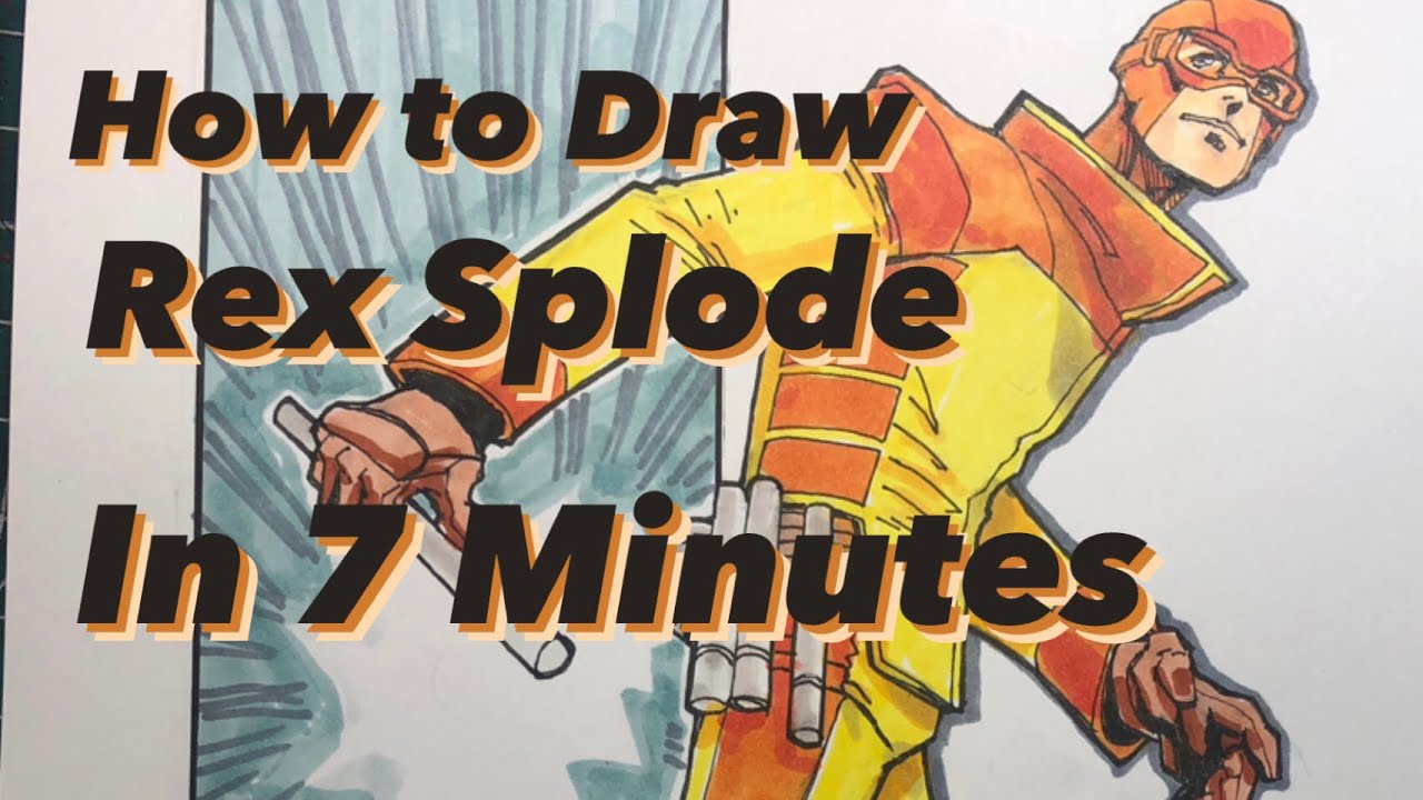 How to Draw Rex Splode In 7 Minutes - YouTube