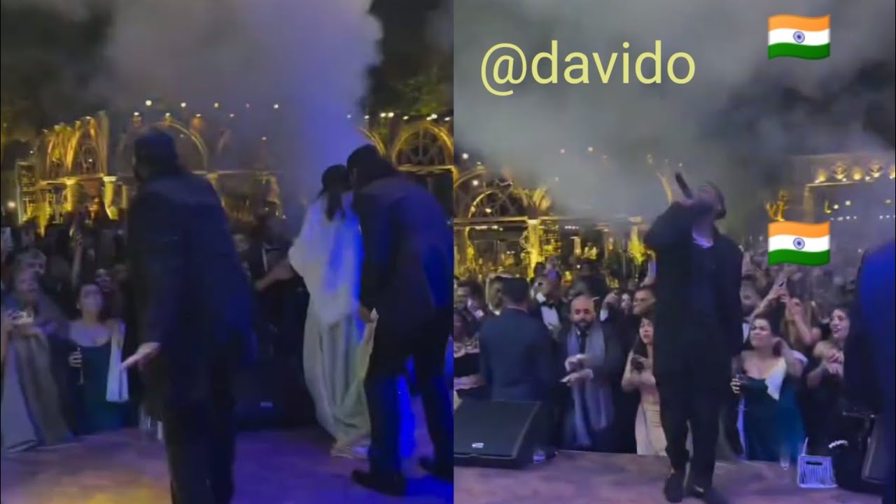 Davido Performance At A Royal Wedding In India - YouTube