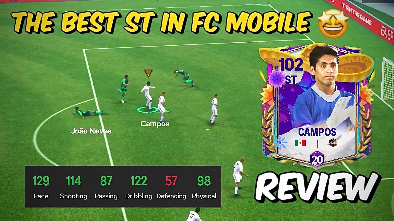 FC MOBILE 102 RATED ST COMPOS REVIEW👀| IS HE A GOOD ST🤔? . FC MOBILE ...