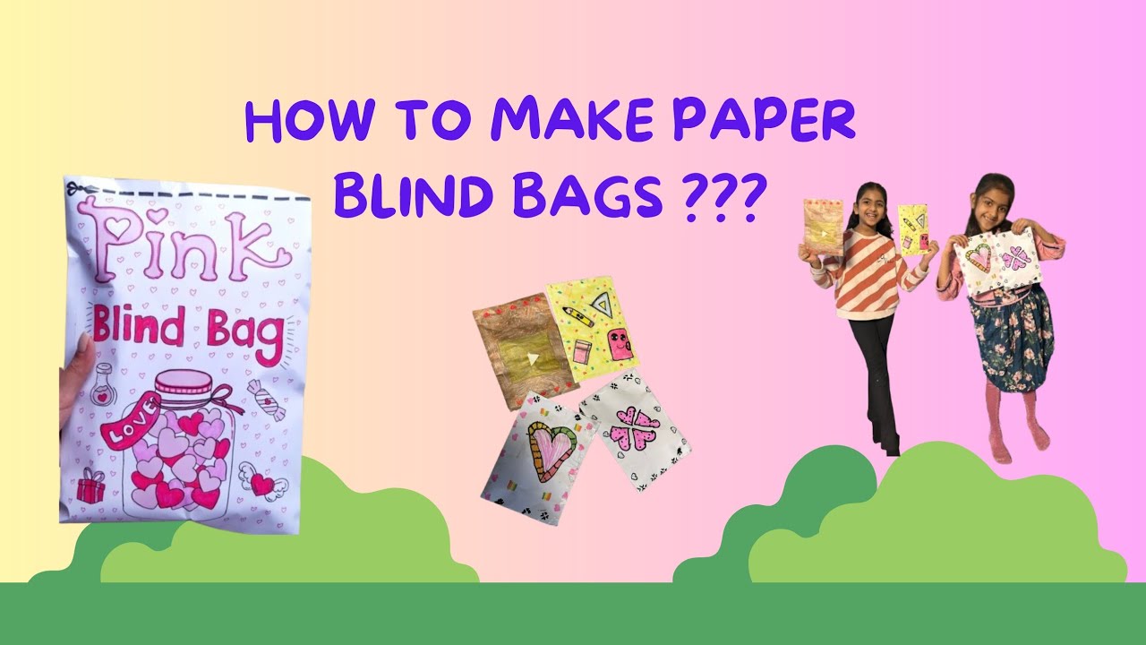 How to make paper blind bags easily? || Paper squishies? - YouTube