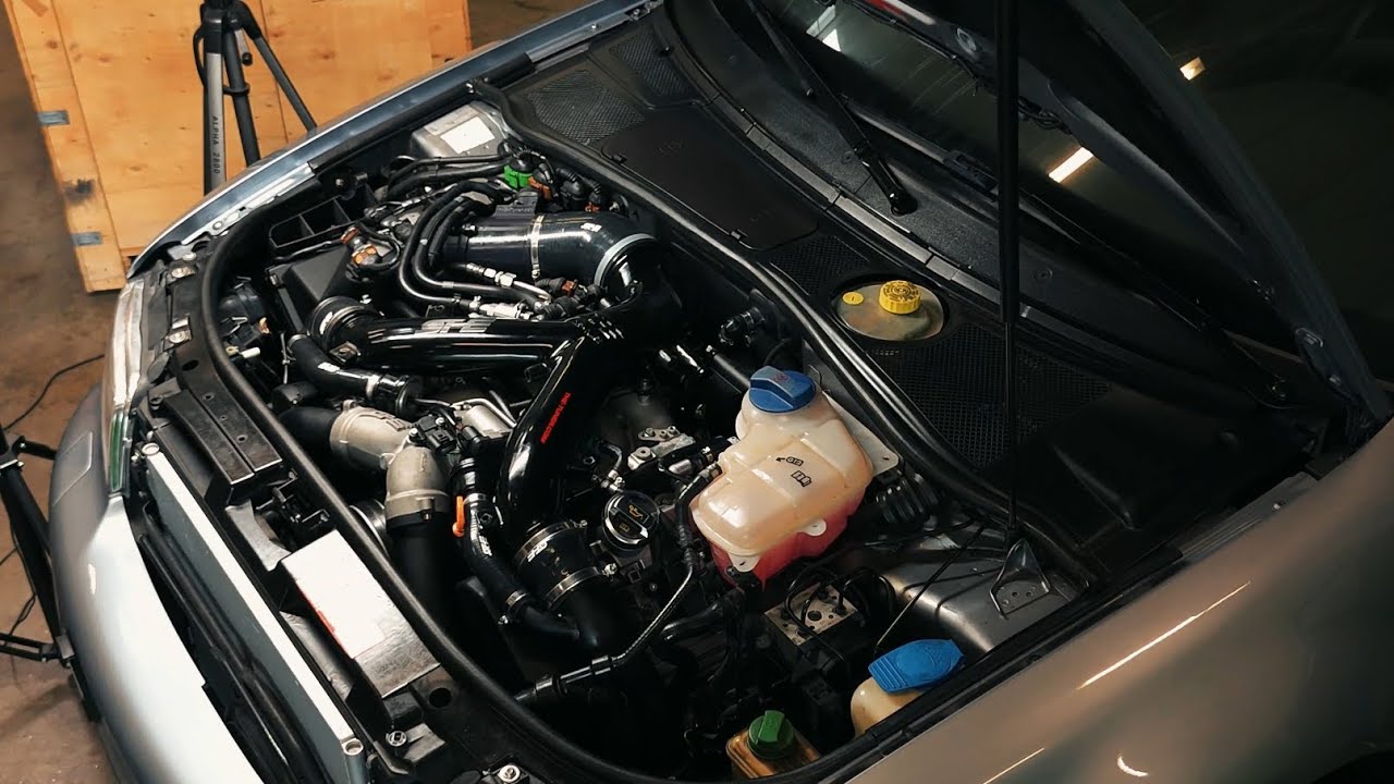 Einbau von THE- RS4/S4 B5 Ölabscheider Set / Installation of THE- RS4 ...