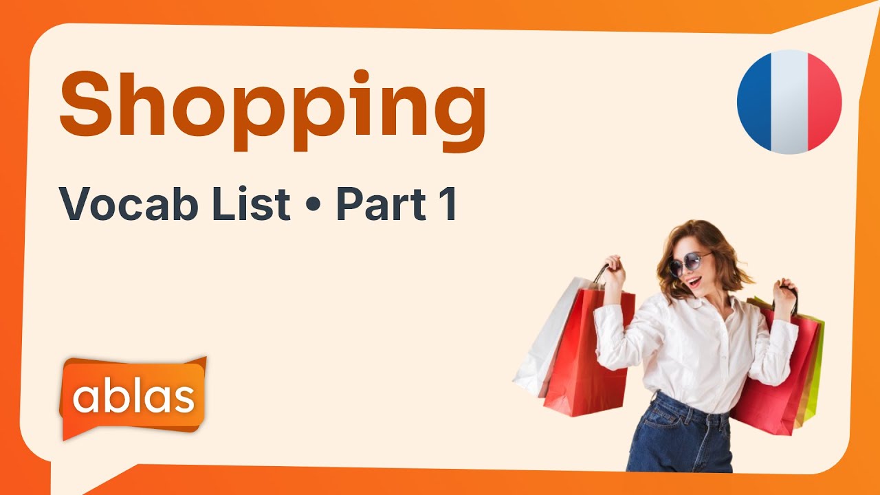Shopping | French Vocabulary List (Part 1) - YouTube