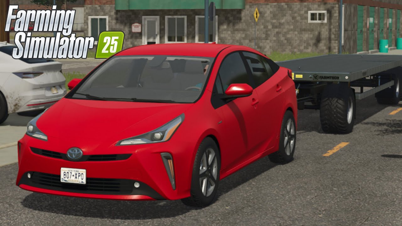 FS25 - 2019 Toyota Prius XLE with TRAILER HITCH - NEW CAR MOD for ...