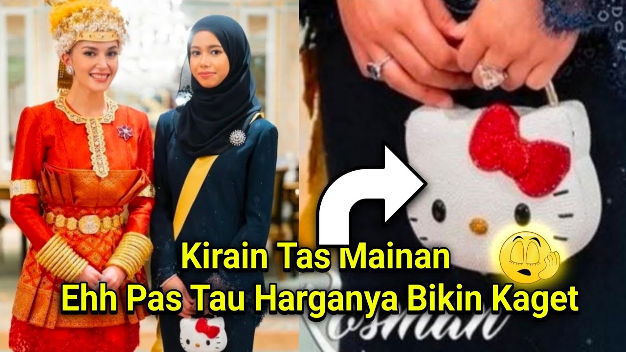 Disangka Mainan, Ternyata Tas Hello Kitty Princess Ameerah Seharga 3 Motor Baru - YouTube