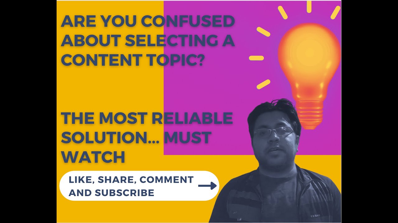 How to select a content topic in 2023...The most reliable solution ...
