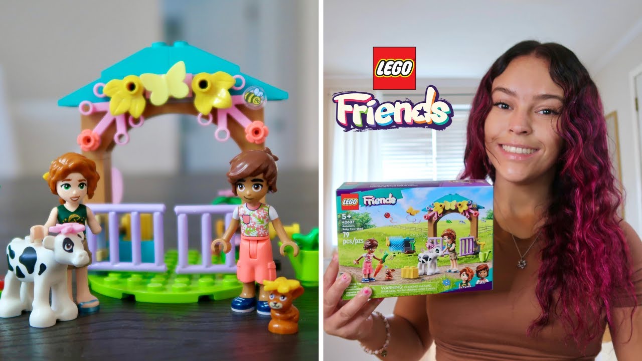 LEGO FRIENDS AUTUMN'S BABY COW SHED 42607 || Building & Review - YouTube