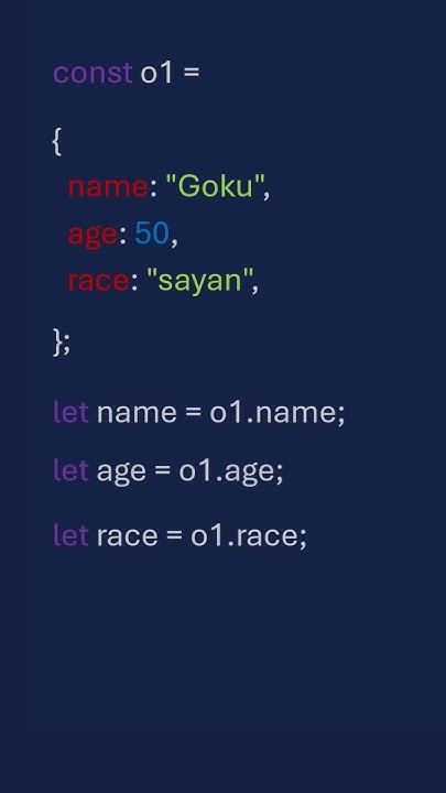 Destructure Objects Advanced Javascript Series Programming Coding Javascript