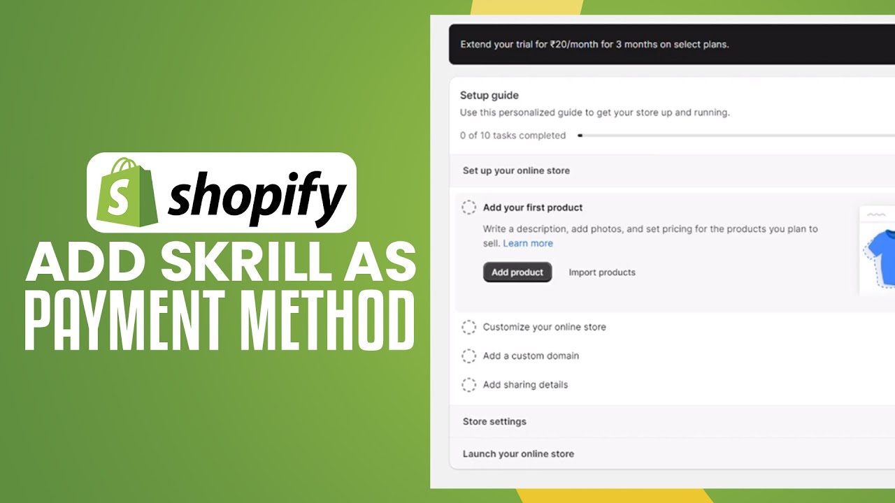 How To Add Skrill As Payment Method to Shopify Store (2025) Easy Tutorial - YouTube