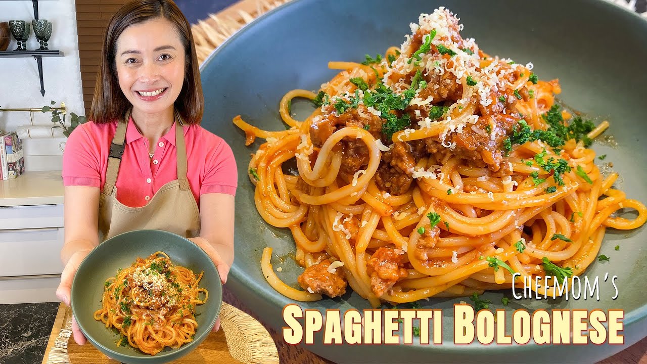 SPAGHETTI BOLOGNESE | Chefmom Rosebud - YouTube