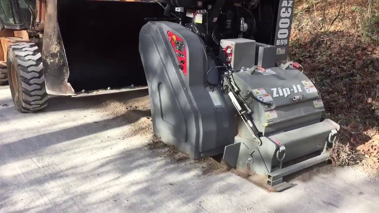 Crittenden County Road Repair Demonstration - Asphalt Zipper - YouTube