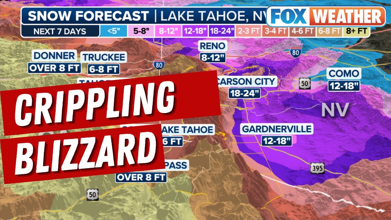 Crippling Blizzard To Pummel Sierra Nevada With 10-Plus Feet Of Snow ...