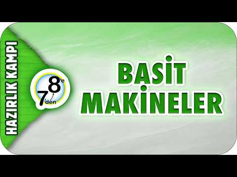 Basit Makineler 📗 7'den 8'e Hazırlık Kampı #78FEN6 #2026