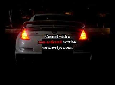 custom 350z turn signals - YouTube