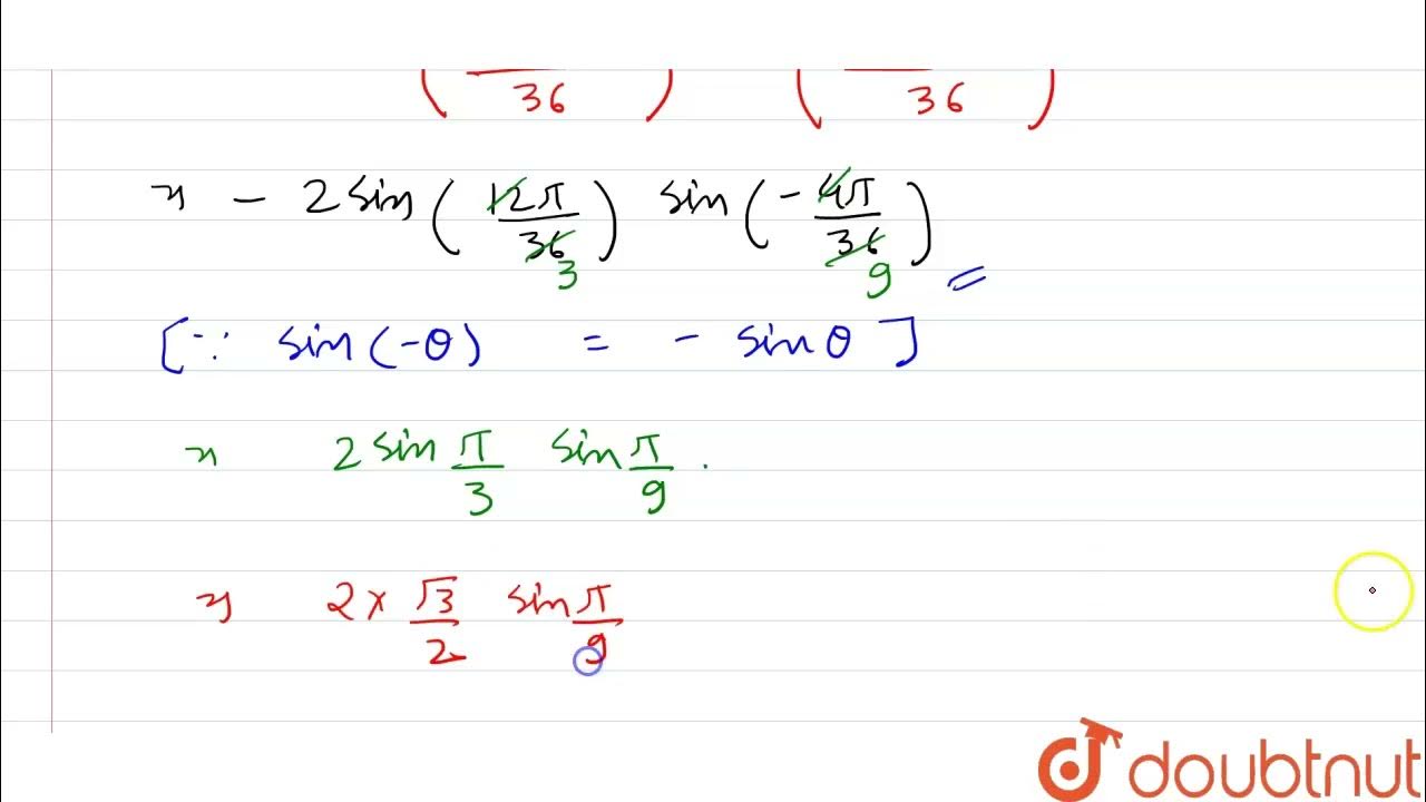 prove-that-i-sin-5pi-18-cos-4pi-9-sqrt-3-sinpi-9-ii-cos