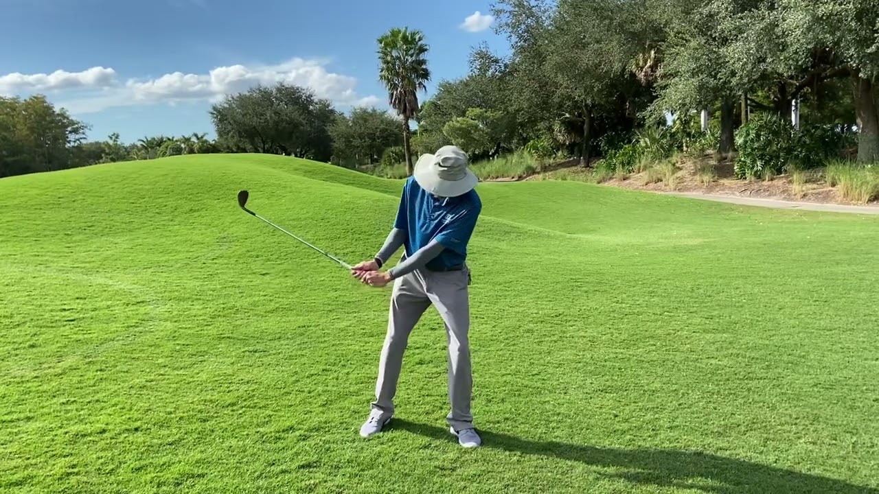 Golf:Set up on Downhill and Uphill lies - YouTube