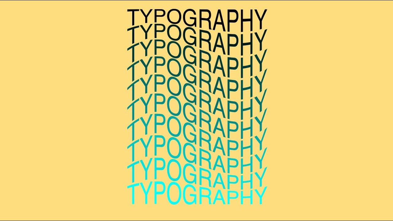 Typography Wavy Text Effect || Illustrator Tutorial#designocity# ...