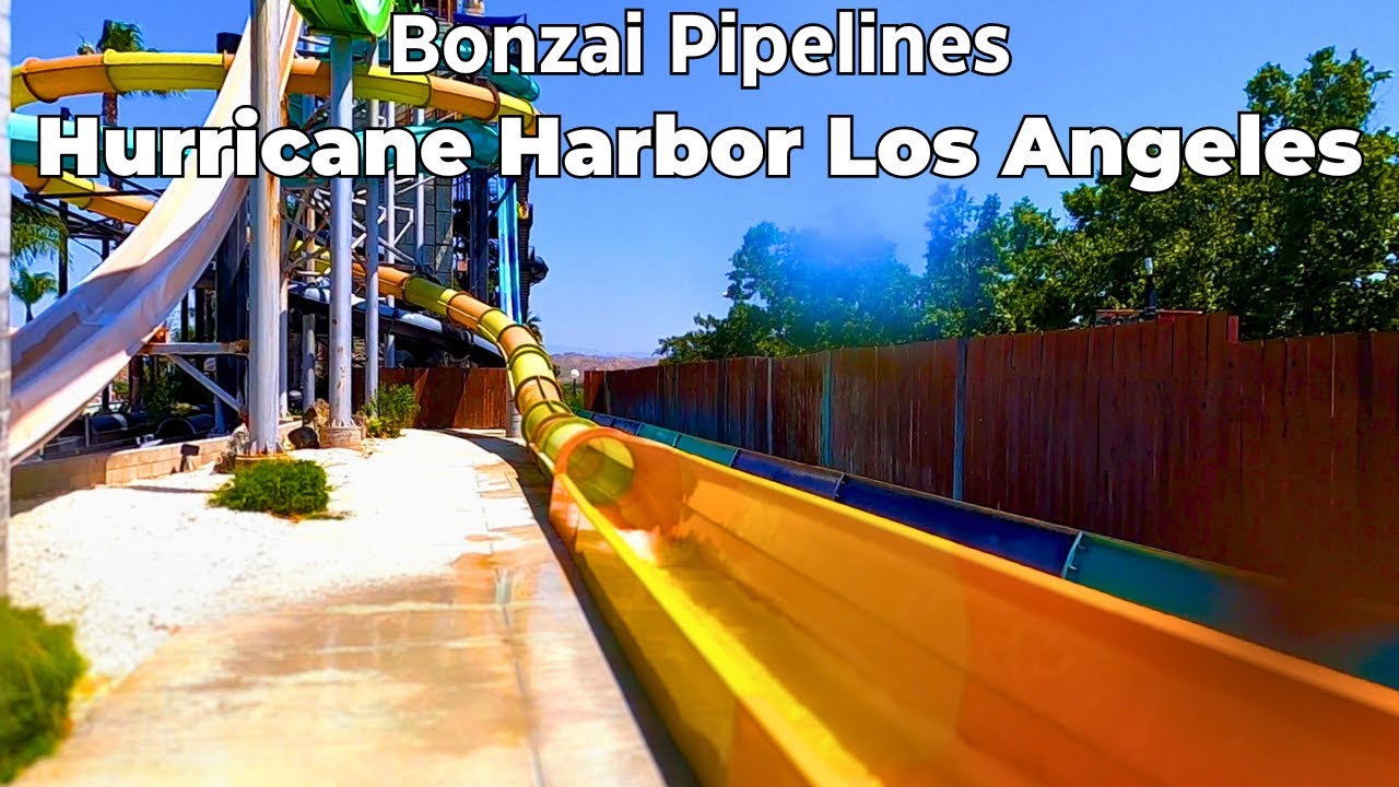 Bonzai Pipelines at Hurricane Harbor Los Angeles POV - YouTube