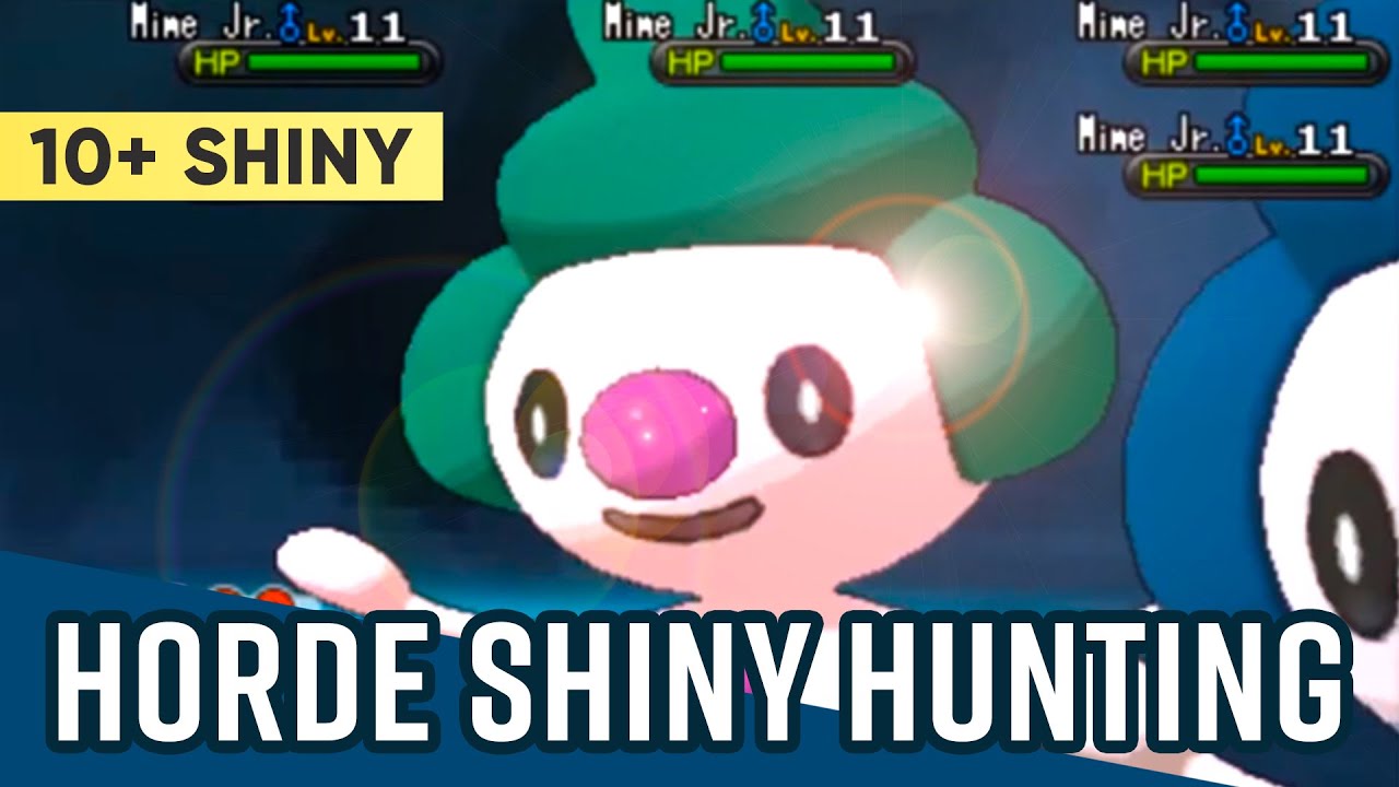10+ Different Horde Hunts for Shiny Pokemon in XY and ORAS - YouTube