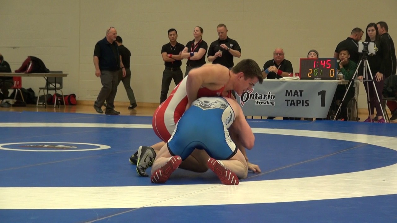 2016 ONT SR PROV FS74kg Tyler Rowe (Brock) vs Tyler Ashurst (Lakehead ...