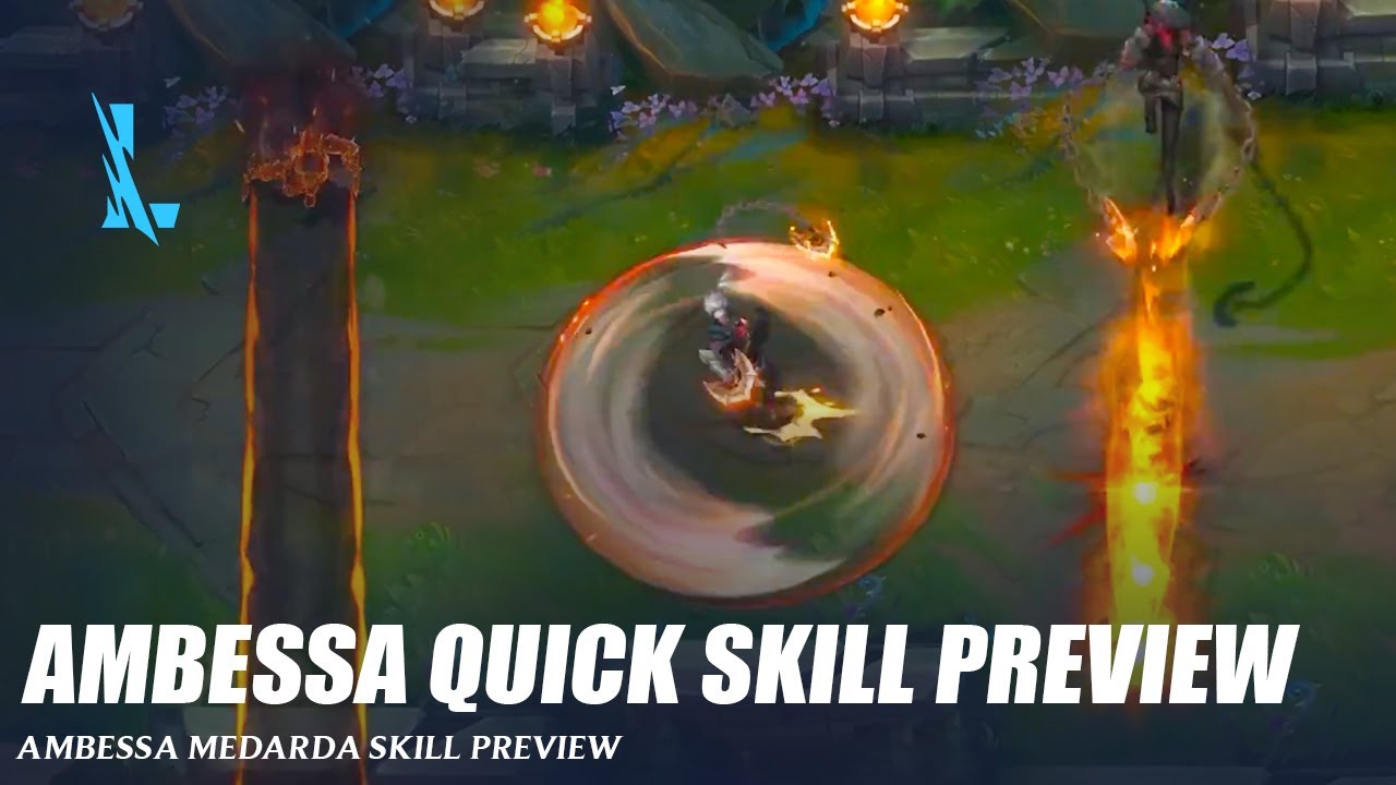 Ambessa Medarda Skill Preview - LOL PC - YouTube