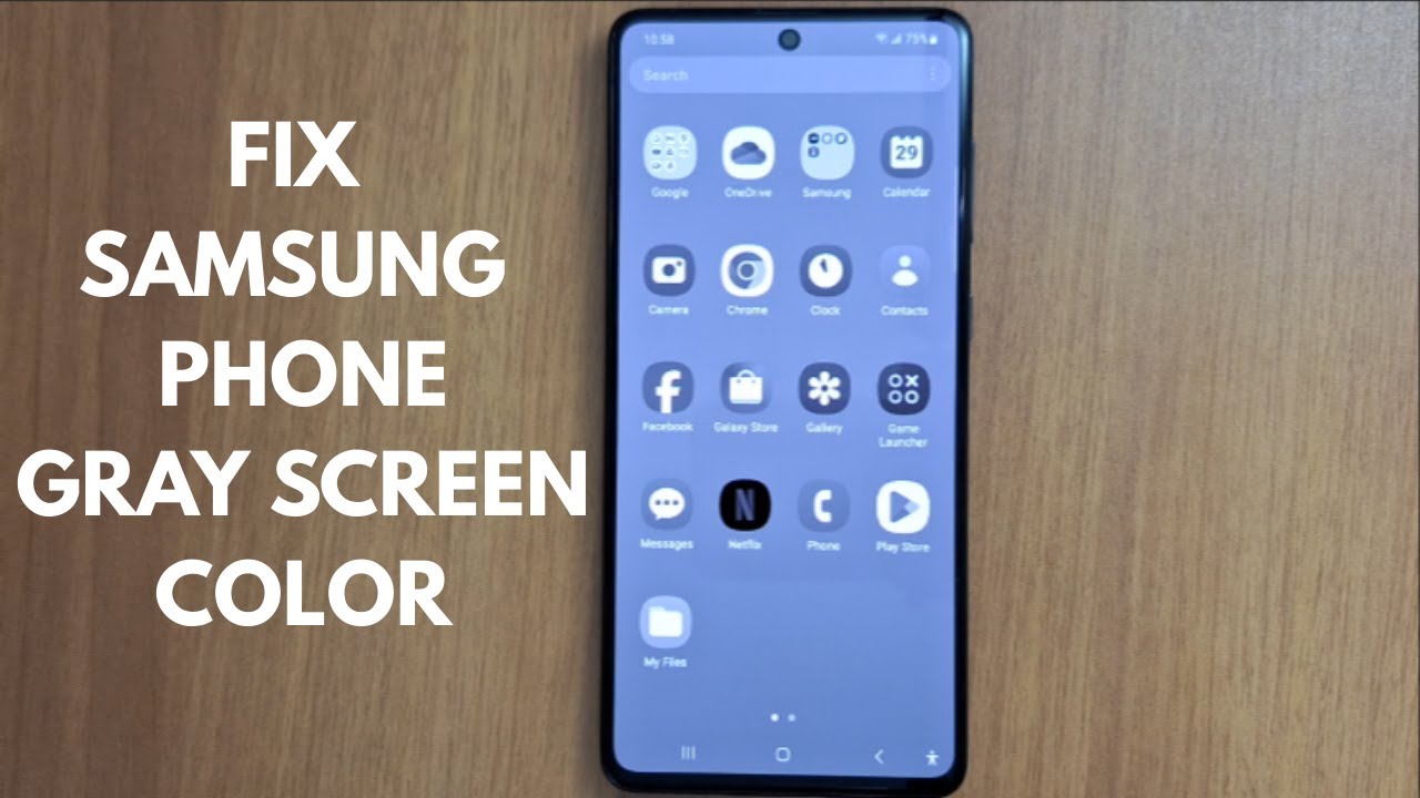 How to Set Screen Color Back to Normal on Samsung Phone #samsungphones ...