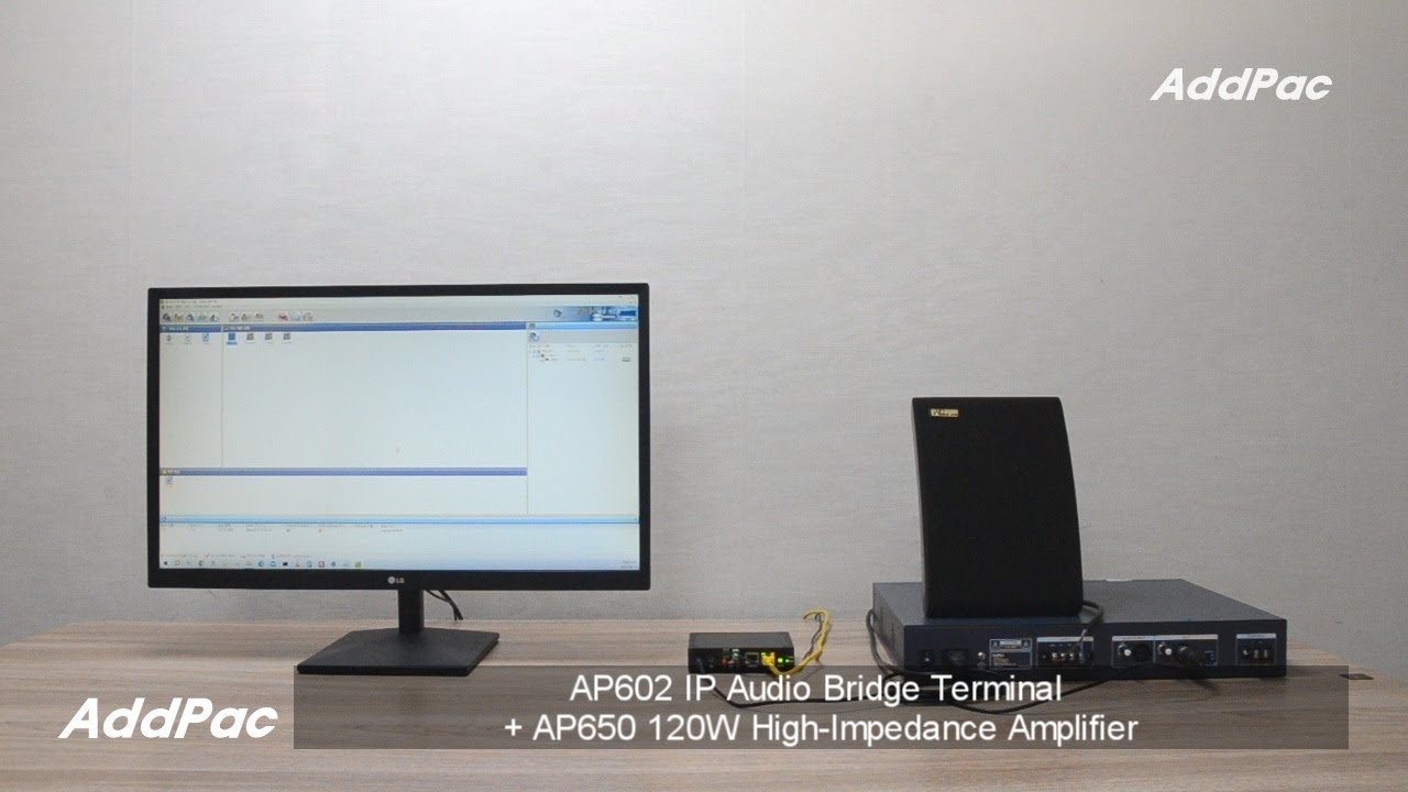 AP602 IP Audio Bridge Terminal + AP650 120W High-impedance AMP(AP602 IP ...