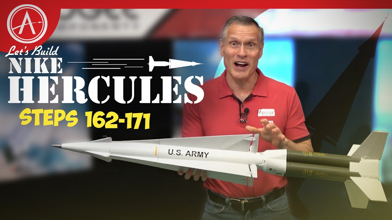 Steps 162-171 | Build the Apogee Nike Hercules Model Rocket - YouTube