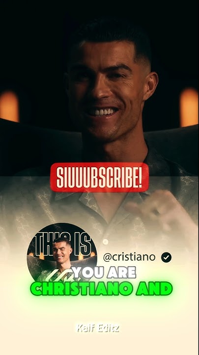 Ronaldo Create YouTube Channel🤯 @cristiano @YouTube #cristianoronaldo # ...
