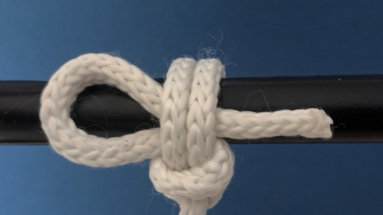 An essential and useful knot for tying a rope that everyone needs - YouTube