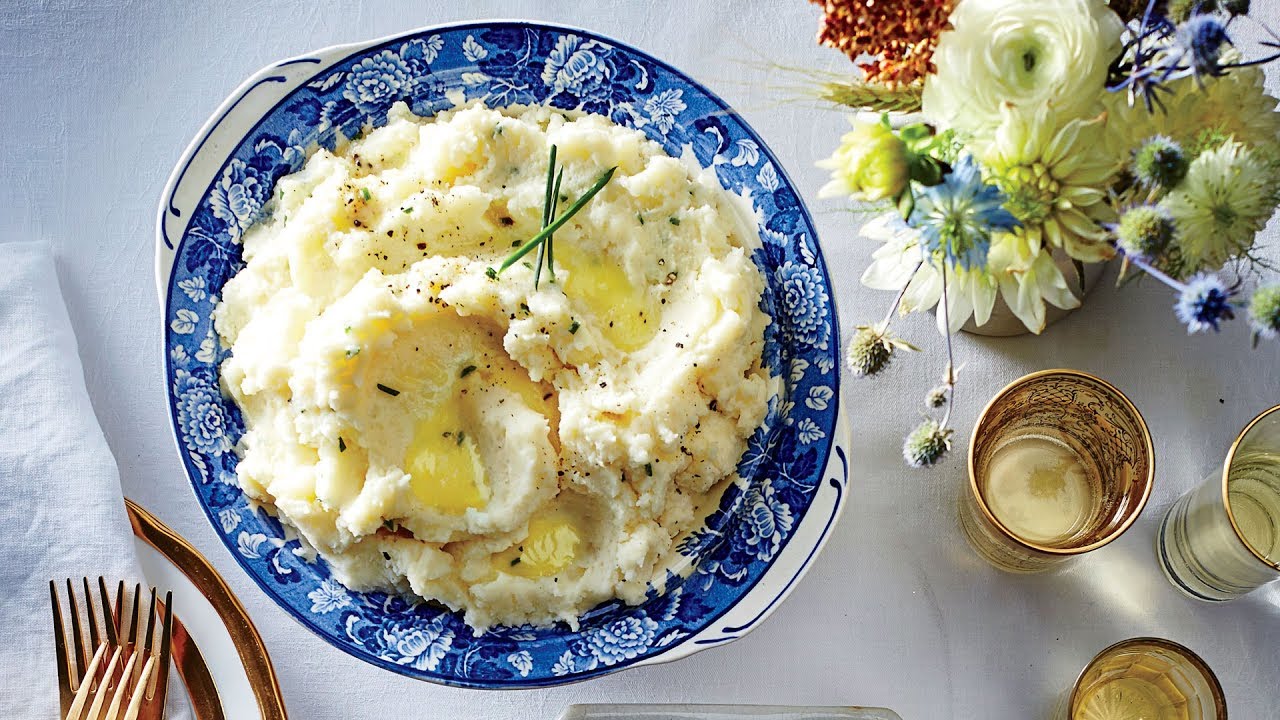 Goat Cheese Mashed Potatoes | Southern Living - YouTube