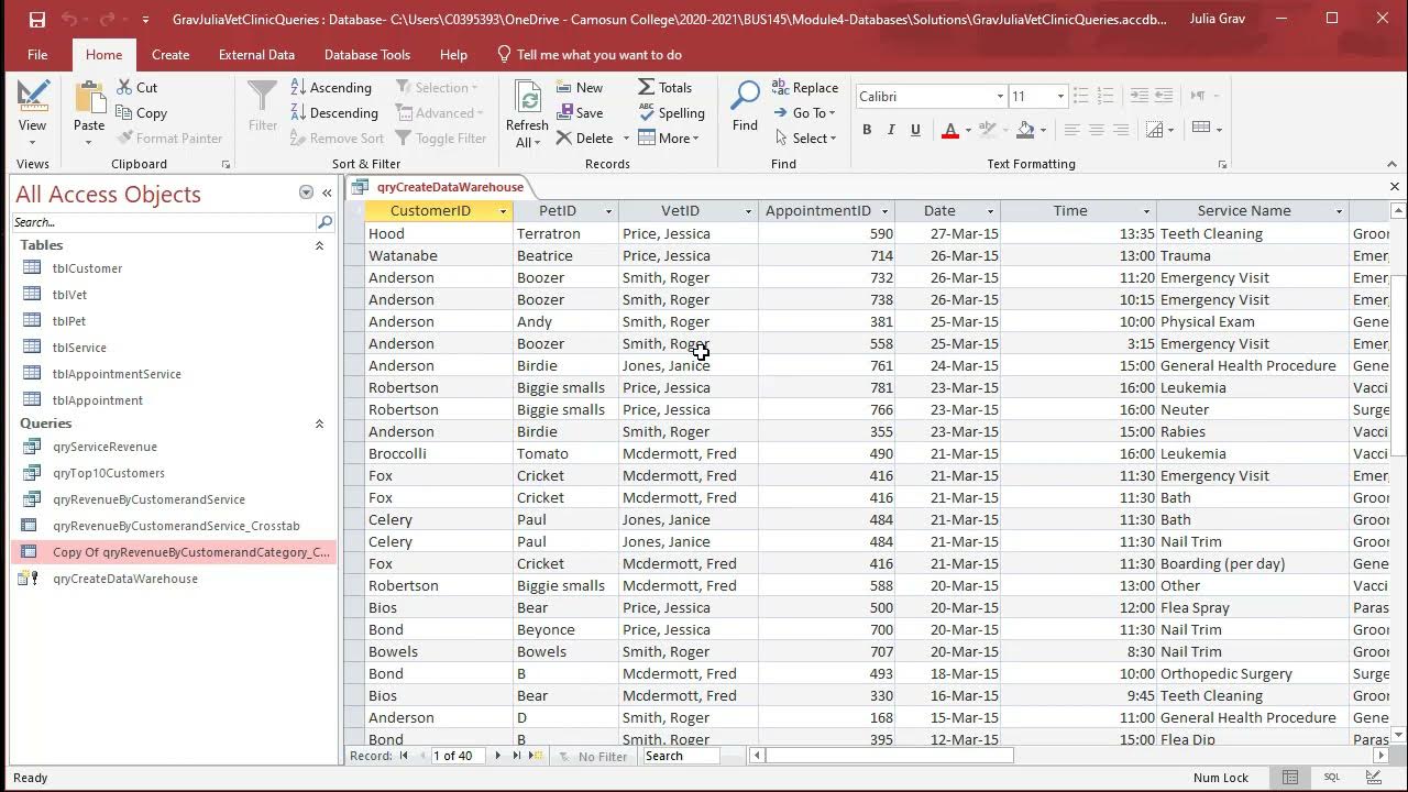Access - Action Queries: Make, Append and Delete - YouTube