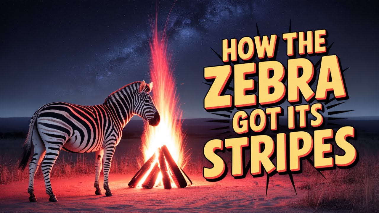 “How the Zebra Got Its Stripes || Magical African Folktale for Kids ...
