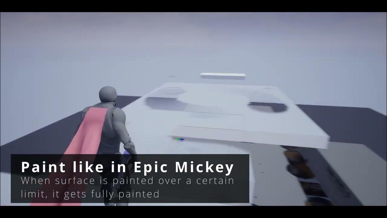 Mario Galaxy x Epic Mickey Showcase - Runtime Vertex Color Paint & Detection Plugin - YouTube