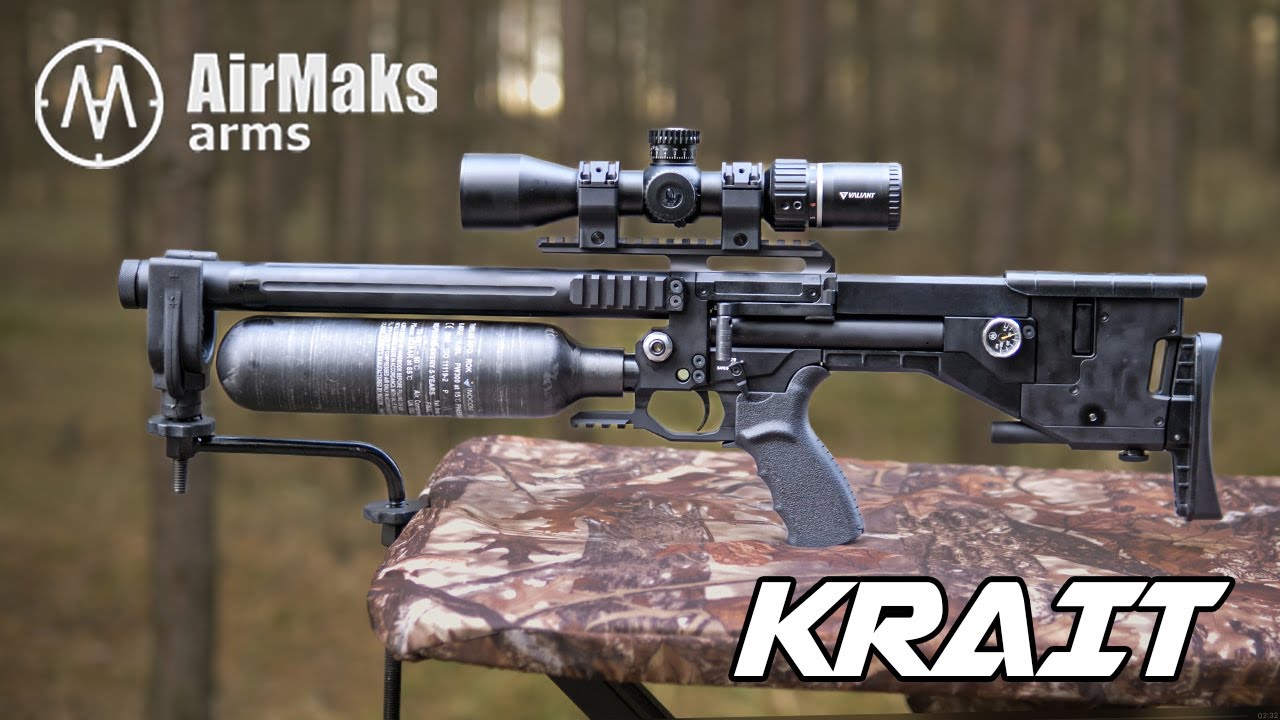 Vzduchovka AirMaks Arms - Krait L 5,5 mm - YouTube