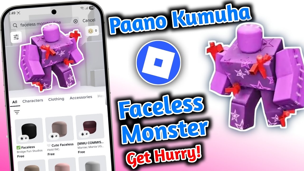 🔥 Paano Kumuha ng LIBRENG Faceless Monster Sa Roblox (2025) | Step-by ...