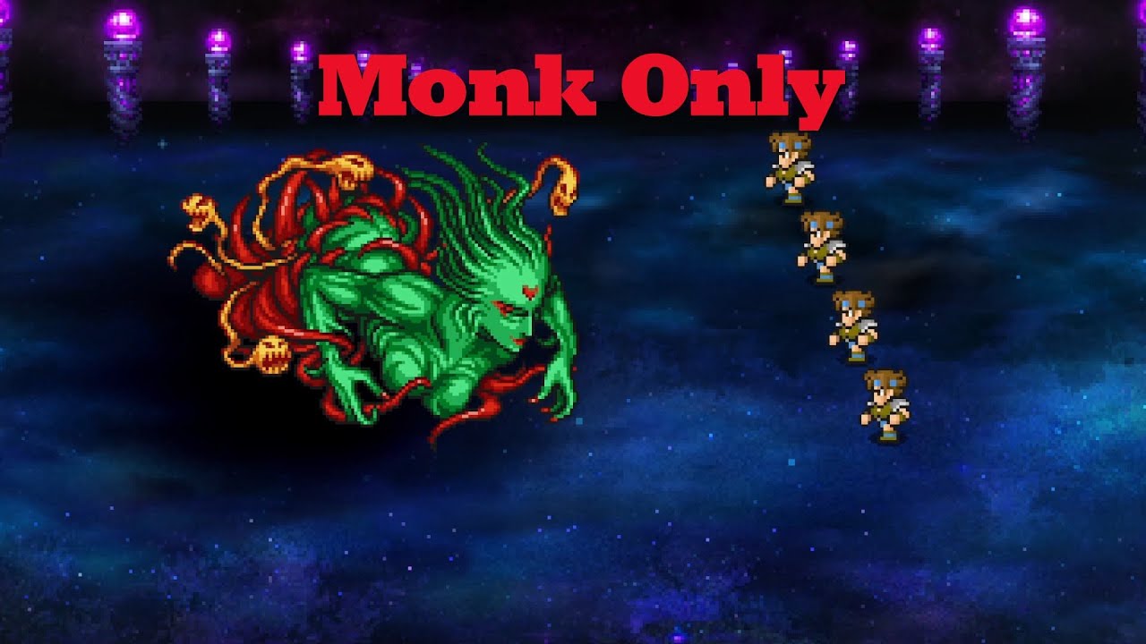 Can you beat Final Fantasy III with only using Monk? - YouTube