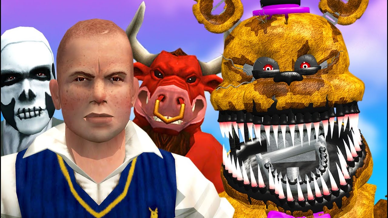 ANIMATRONICS vs BULLY! (Gmod FNAF Sandbox Funny Moments) Garry's Mod ...